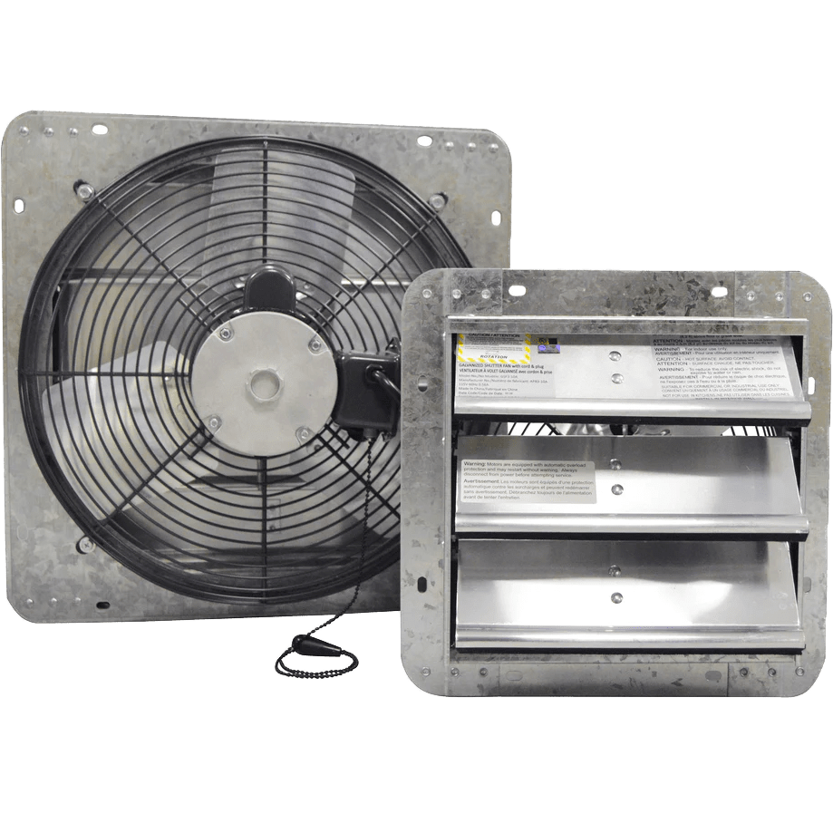Canarm GSF Series 18-In. Galvanized Shutter Exhaust Fan