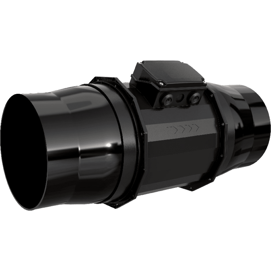 Fantech prioAIR 6"" Inline Duct Fan w/Plastic Housing - 295 CFM