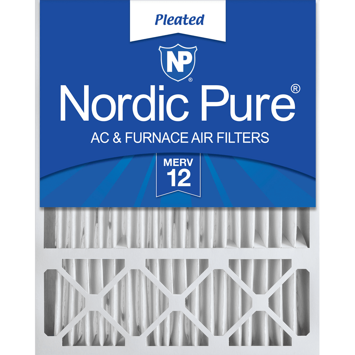 Nordic Pure MERV 12 5 in. Pleated Furnace Filters Sylvane
